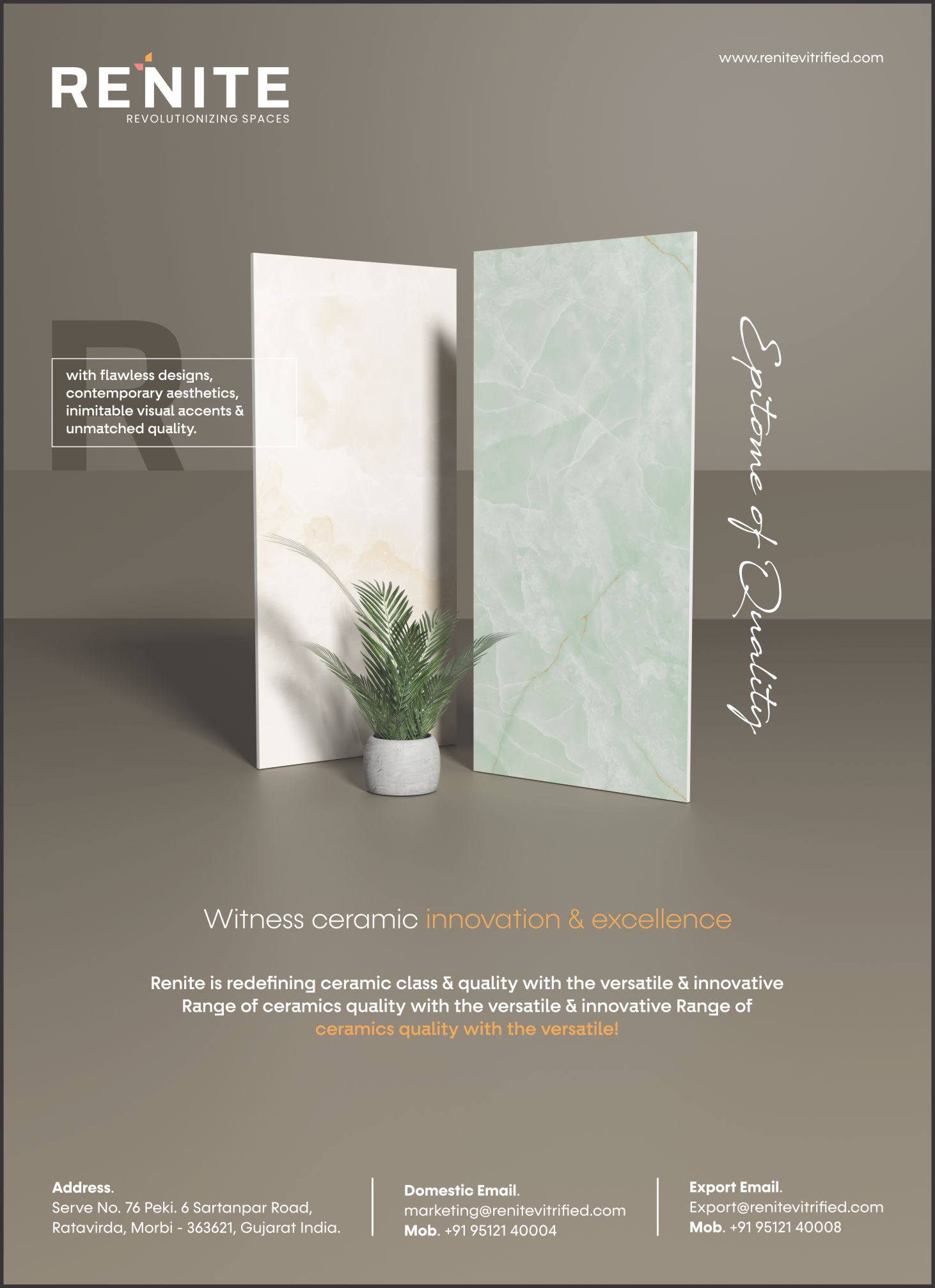 Ceramic India - Renite-vitrified-llp