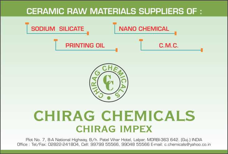 Ceramic India - Chirag-chemicals